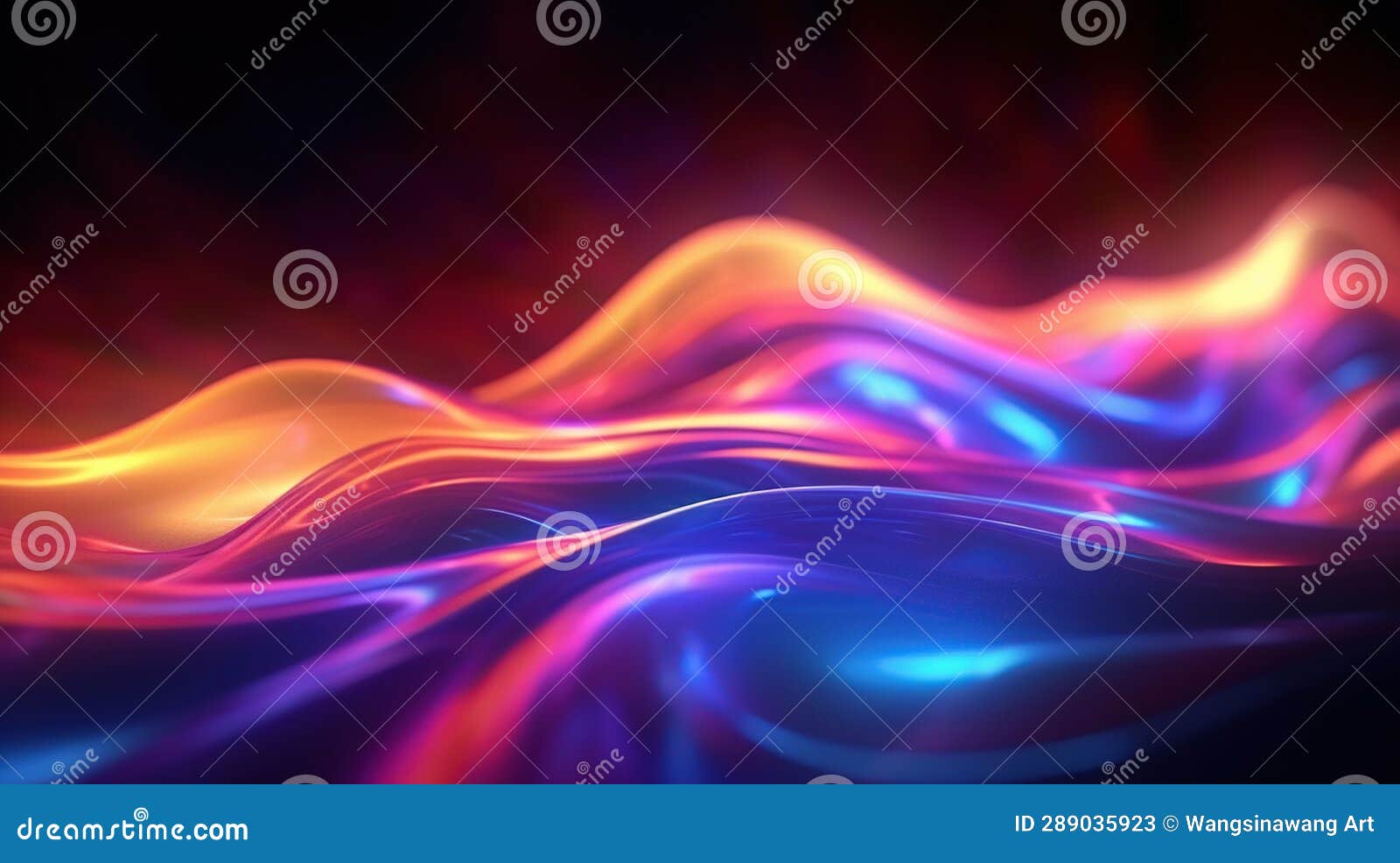 Led Light. Future Tech. Shine Dynamic Scene. Neon Flare. Colorful Rays ...