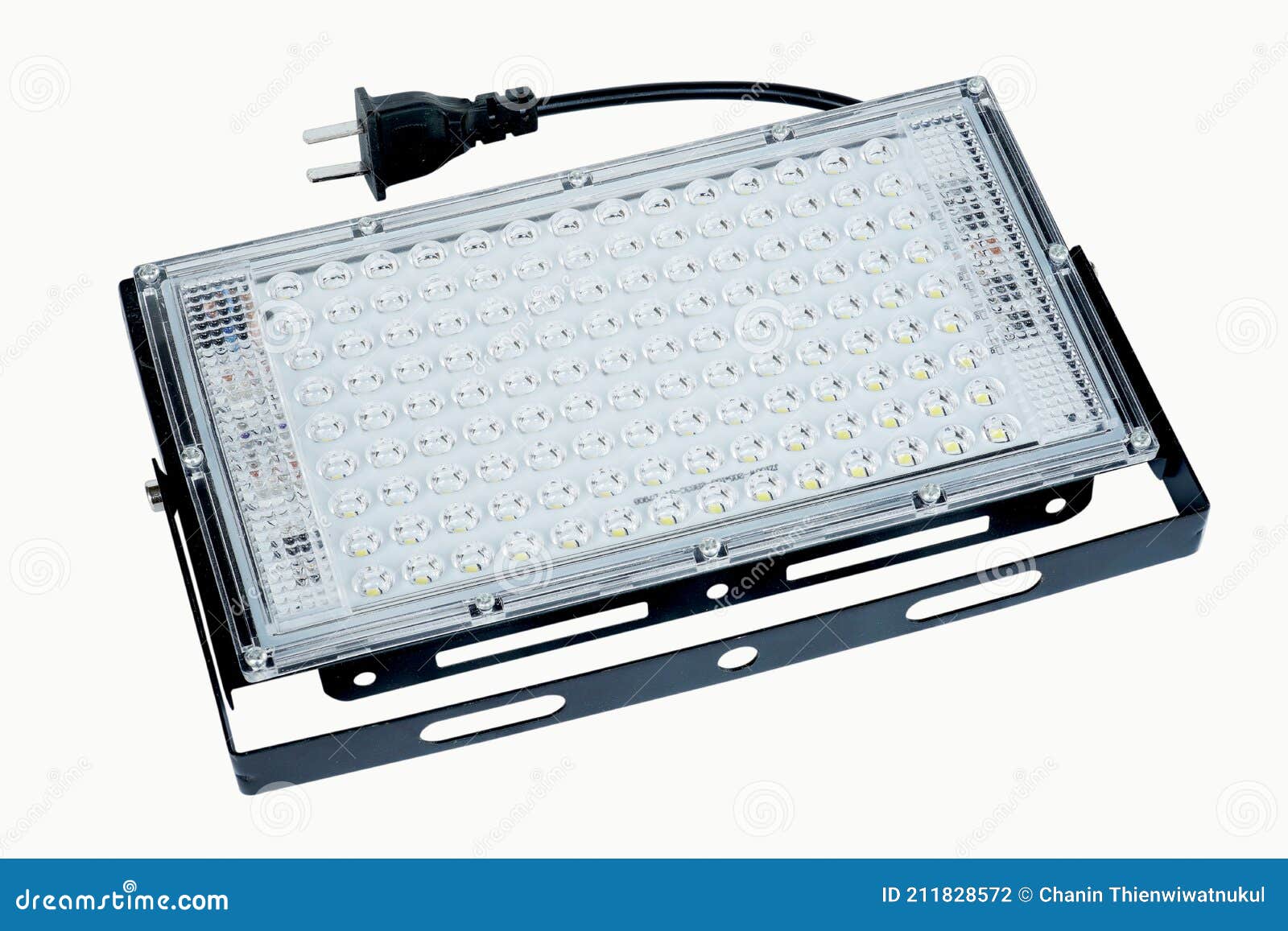 LED Light Isolated on White Background Stock Photo - Image of idea ...