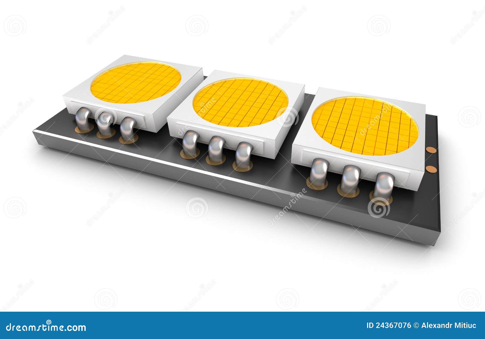 Led light lamp chips stock illustration. Illustration of component ...