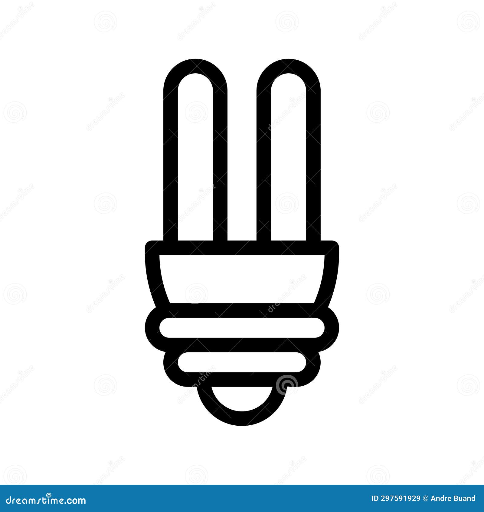 Led Light Line Icon Illustration Vector Graphic Stock Illustration ...