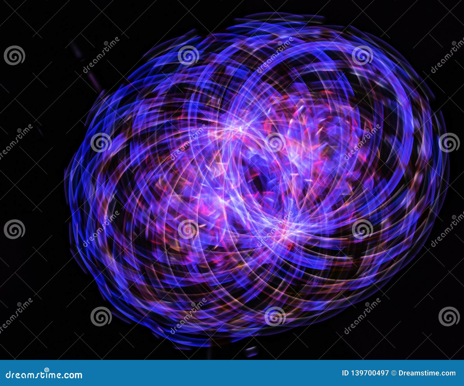 Led Light Long Exposure Trails Stock Image - Image of geometric, green ...