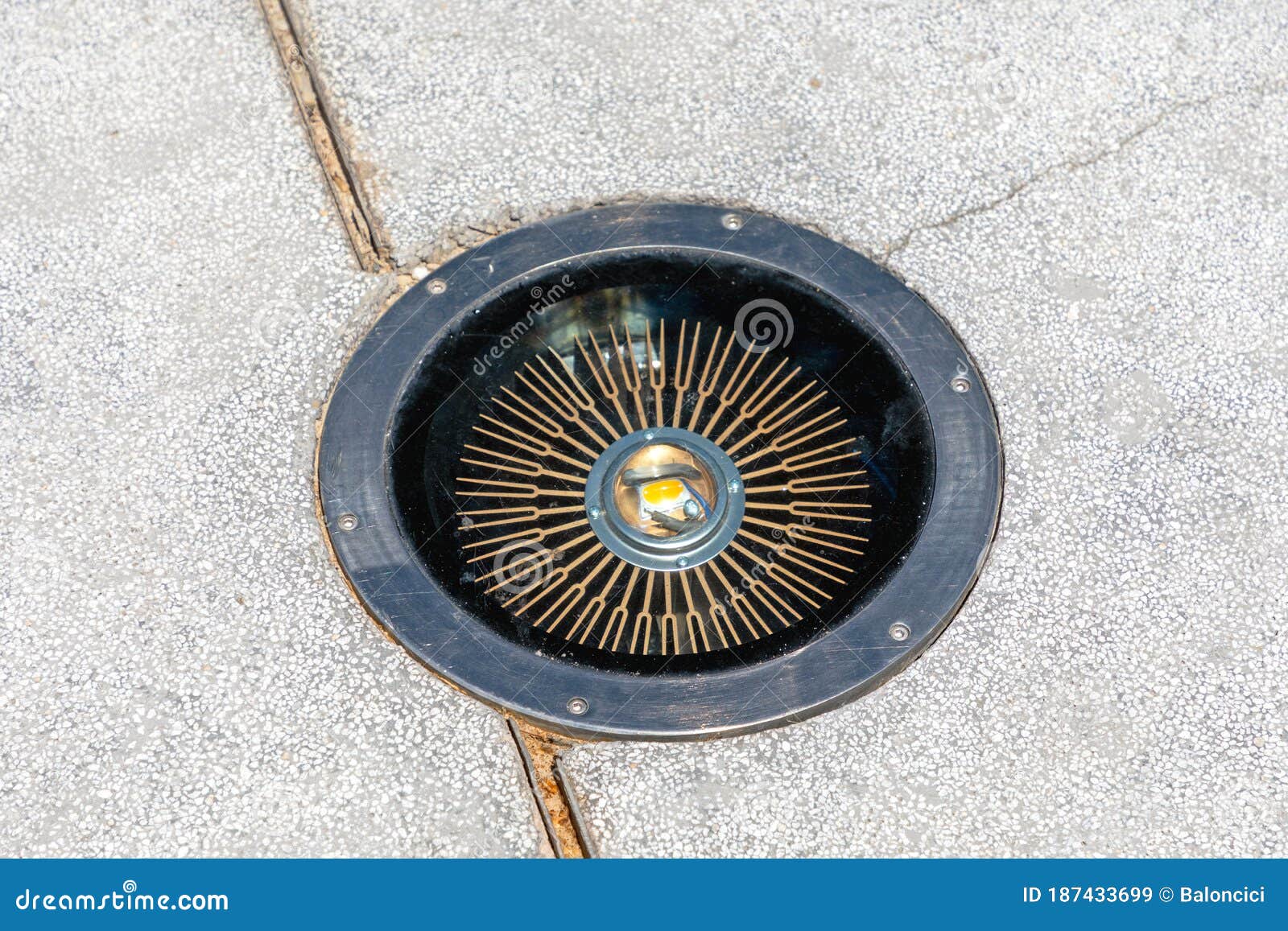 Led Light Pavement stock image. Image of lens, light - 187433699