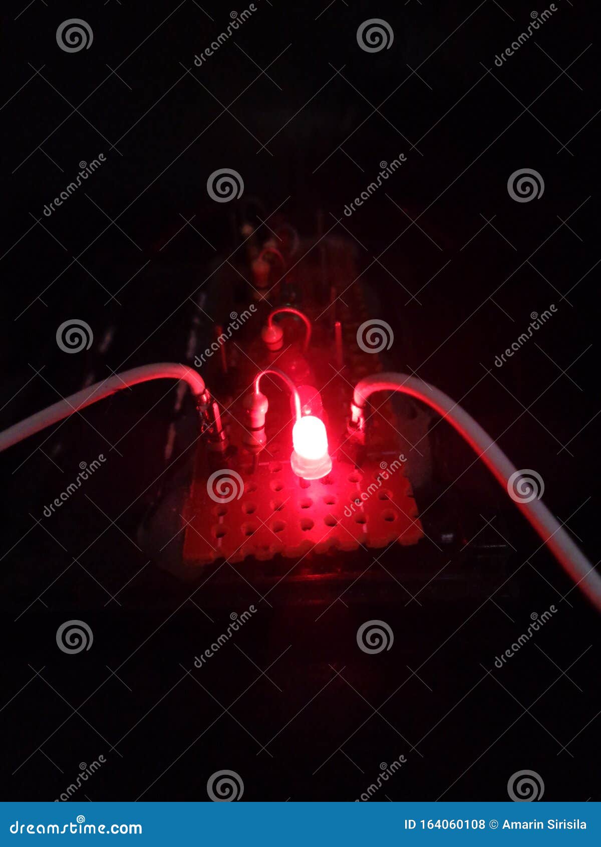 LED, Light, Red, Circuit, Electronic, Electric, Basic, Display. Stock ...