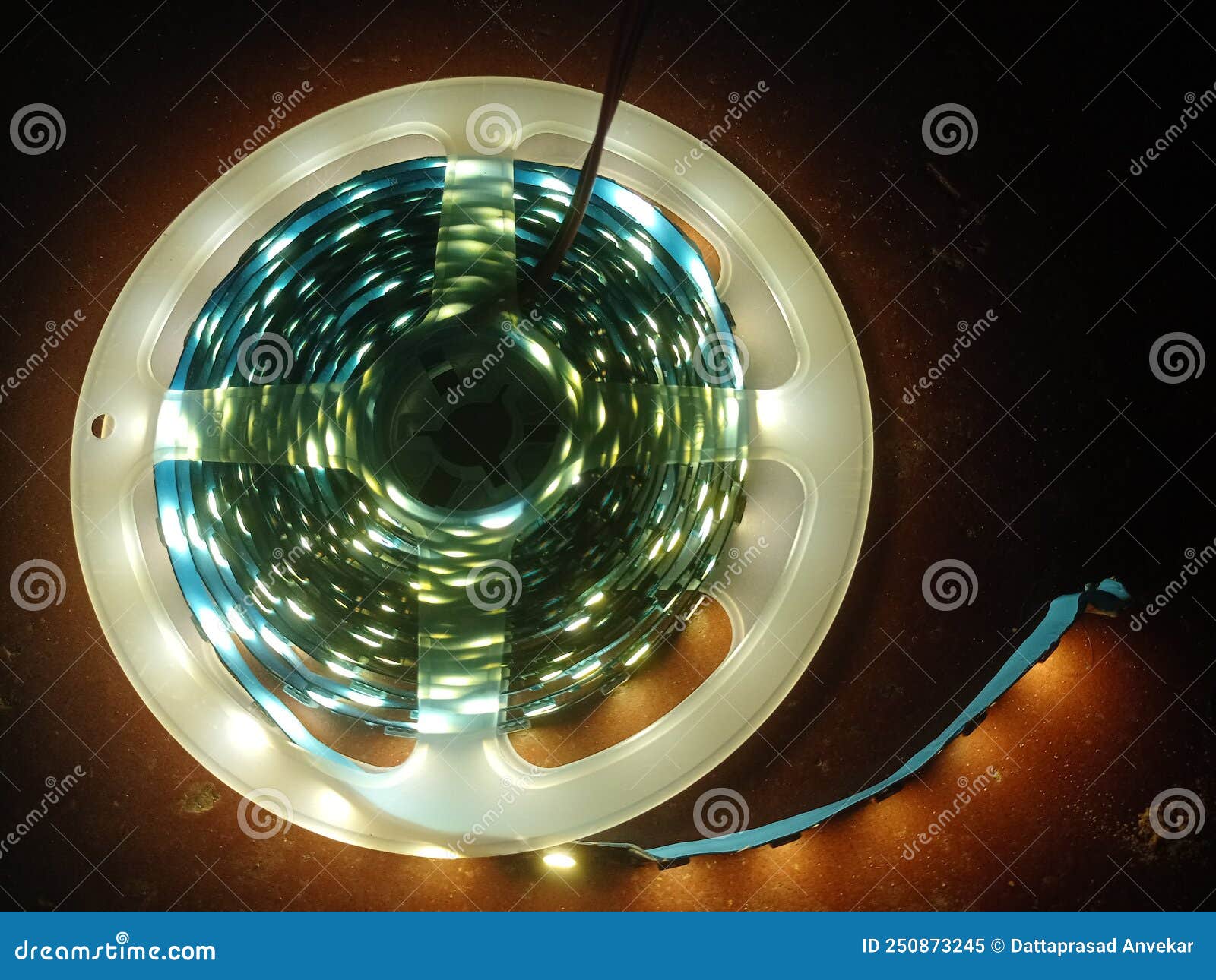 Led light strep rolling stock image. Image of strep - 250873245