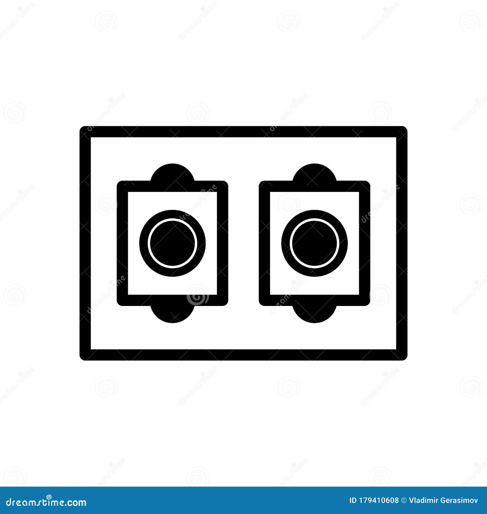 LED Light Strip Icon. Vector Illustration Stock Illustration ...