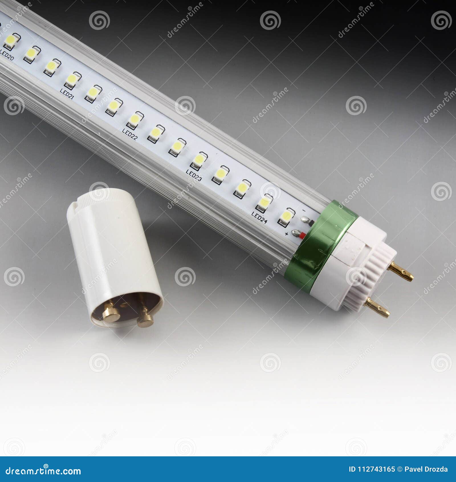 LED light tube stock image. Image of technology, group - 112743165