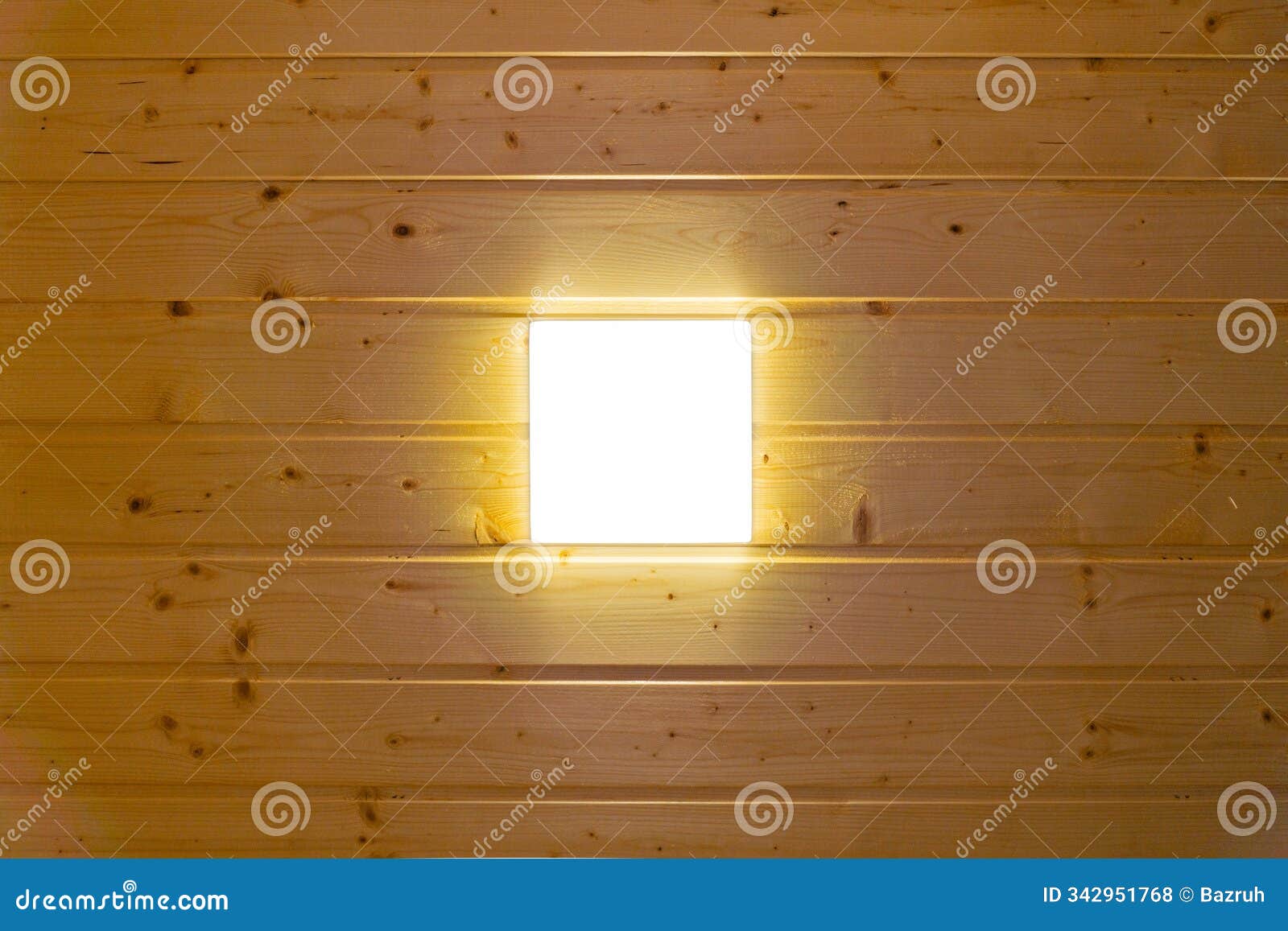LED Light on Wooden Ceiling of Modern House Stock Photo - Image of home ...
