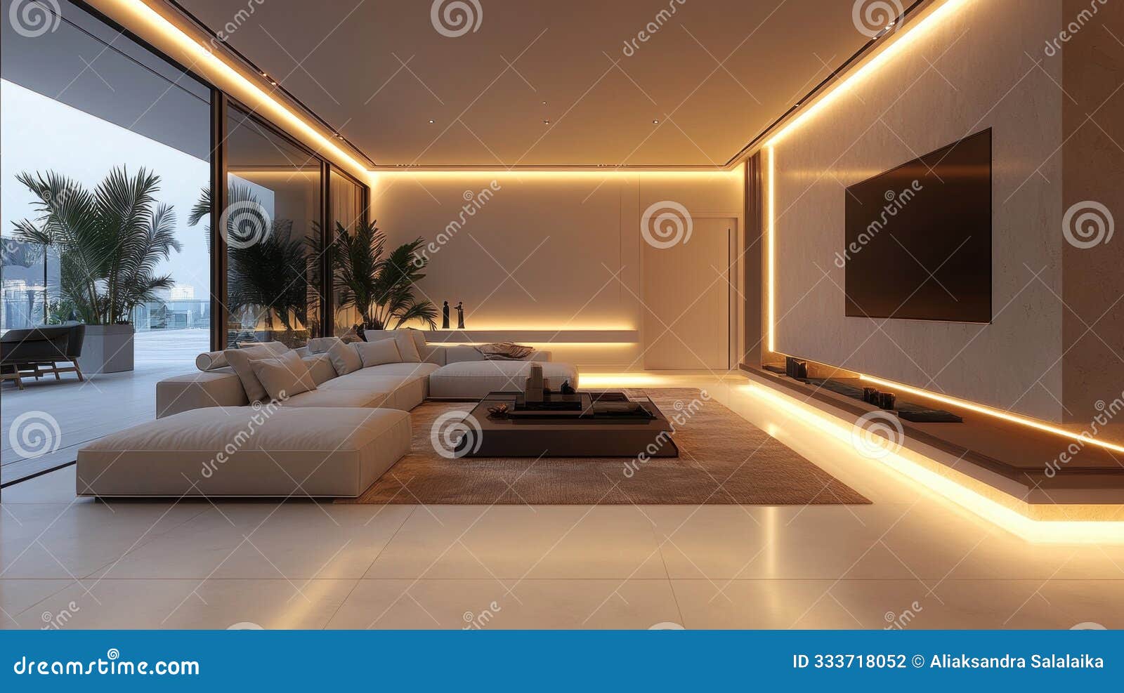 Led Lighting Design, Soft White Led Strip Lights Highlighting ...