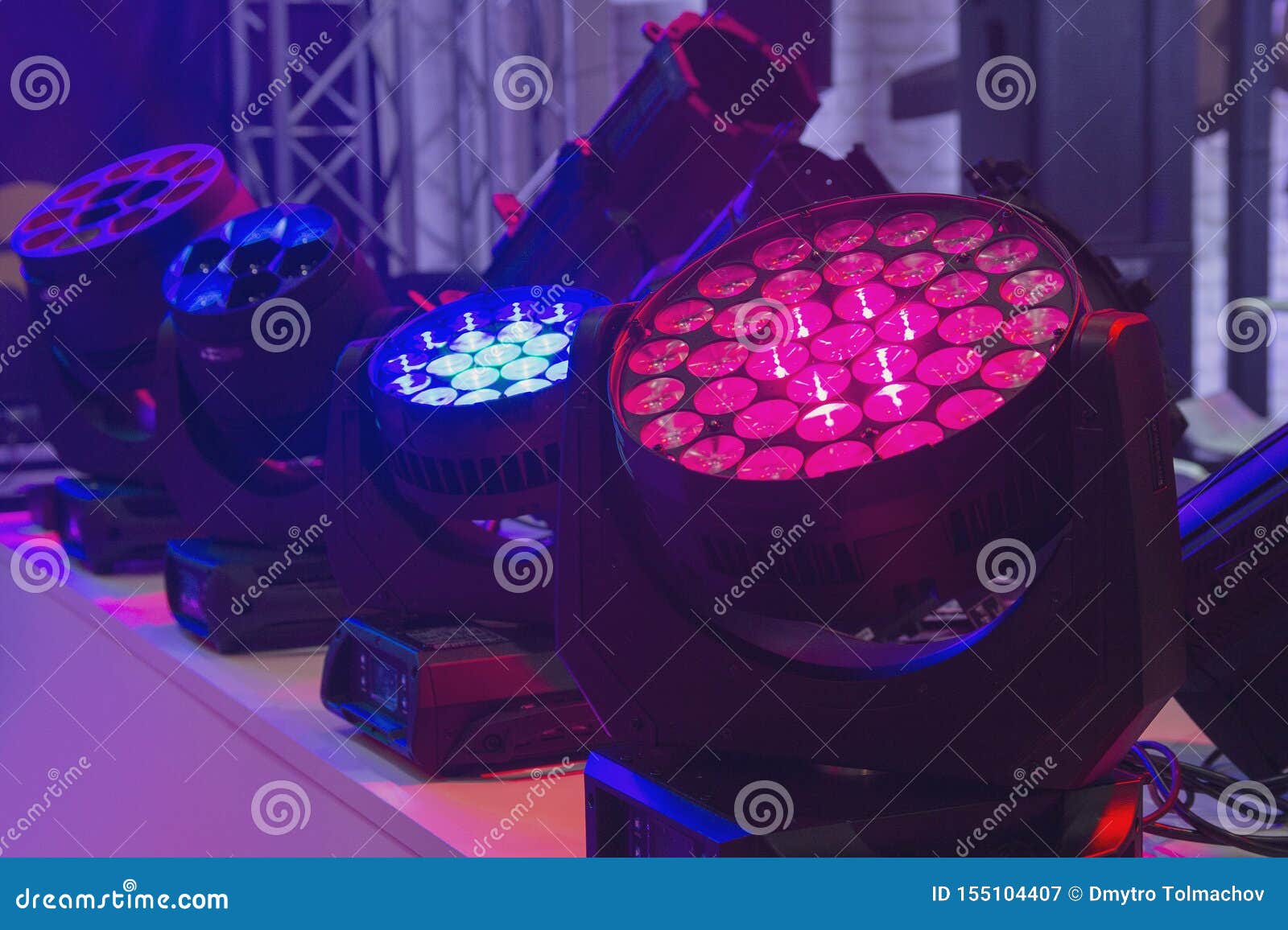 LED Lighting Equipment for the Concert and Show Editorial Photography ...