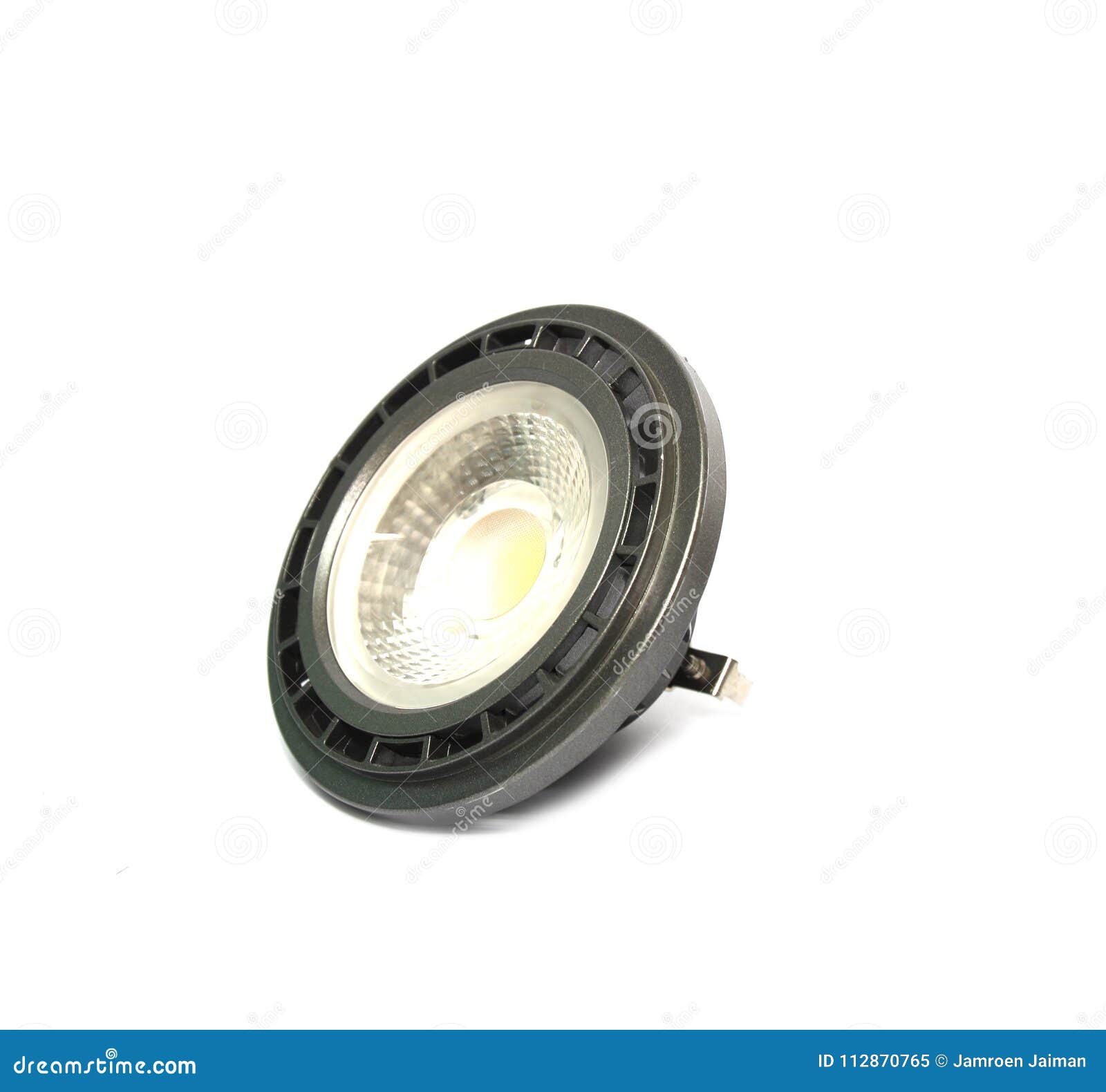 LED Lights Bulb Isolated on White Background Stock Image - Image of ...