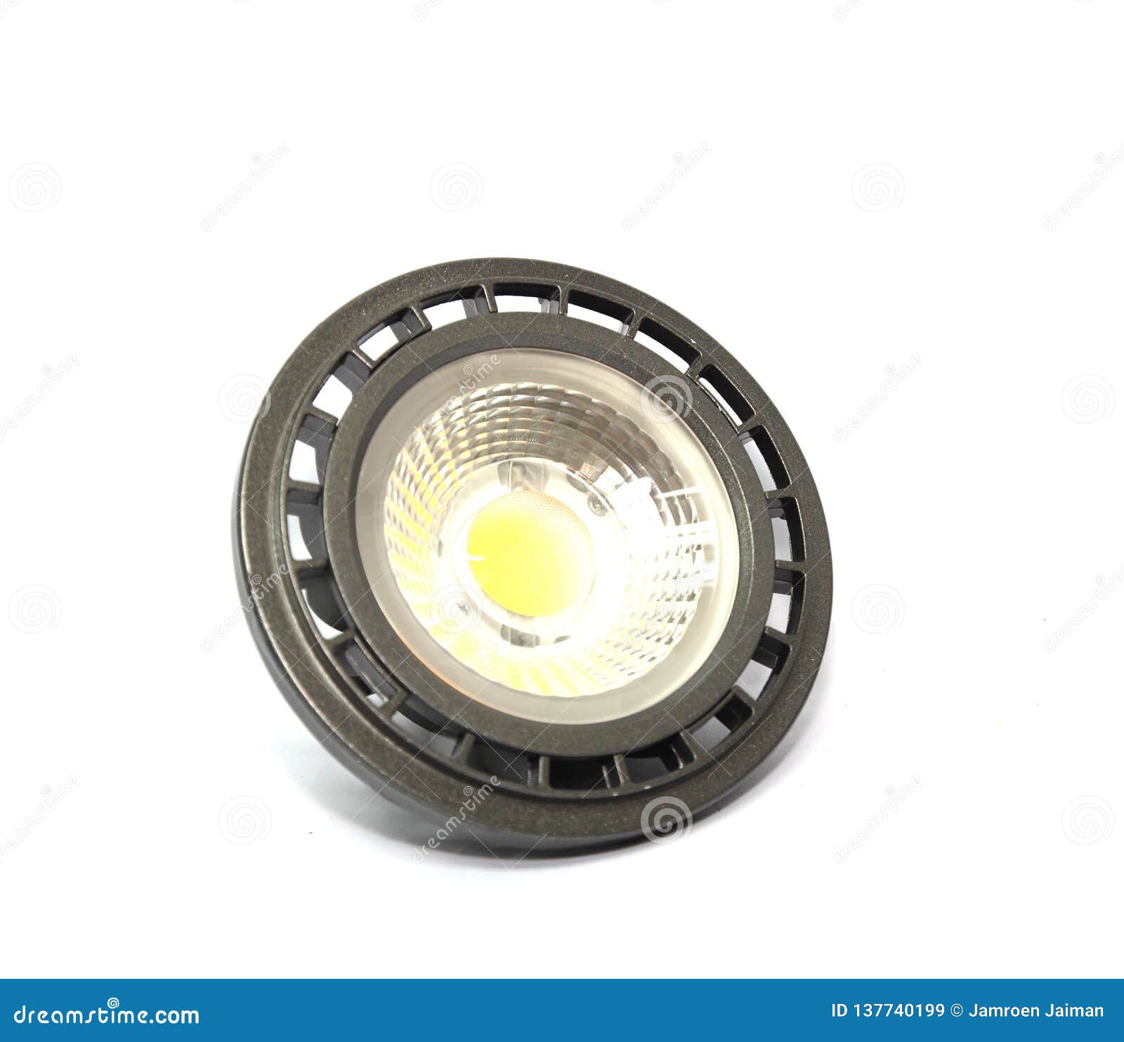 LED Lights Bulb Isolated on White Background Stock Image - Image of ...