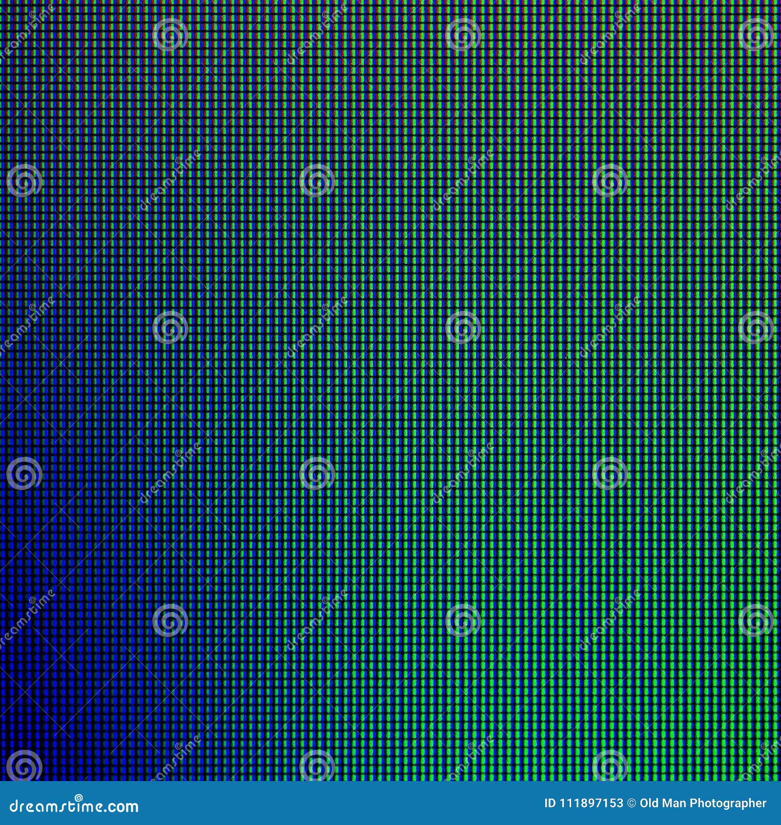 LED Lights from Computer Monitor Screen Display Panel for Design. Stock ...