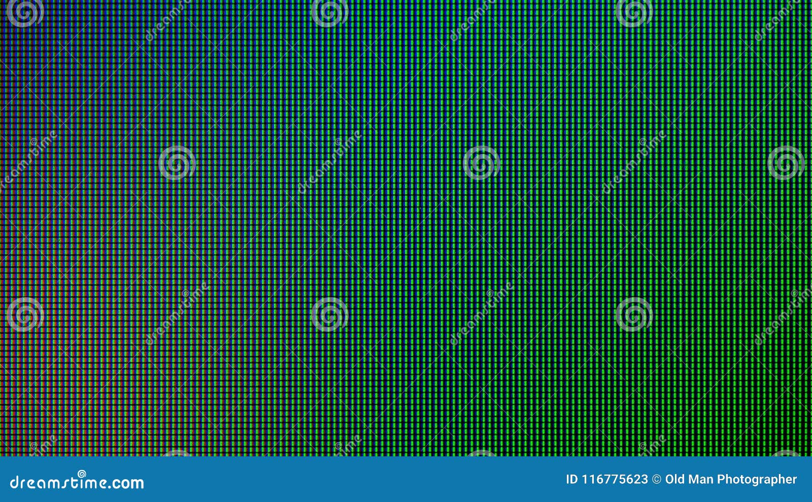 LED Lights from Computer Monitor Screen Display Panel for Design. Stock ...