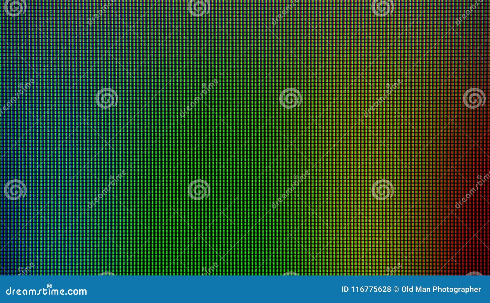 LED Lights from Computer Monitor Screen Display Panel for Design. Stock ...