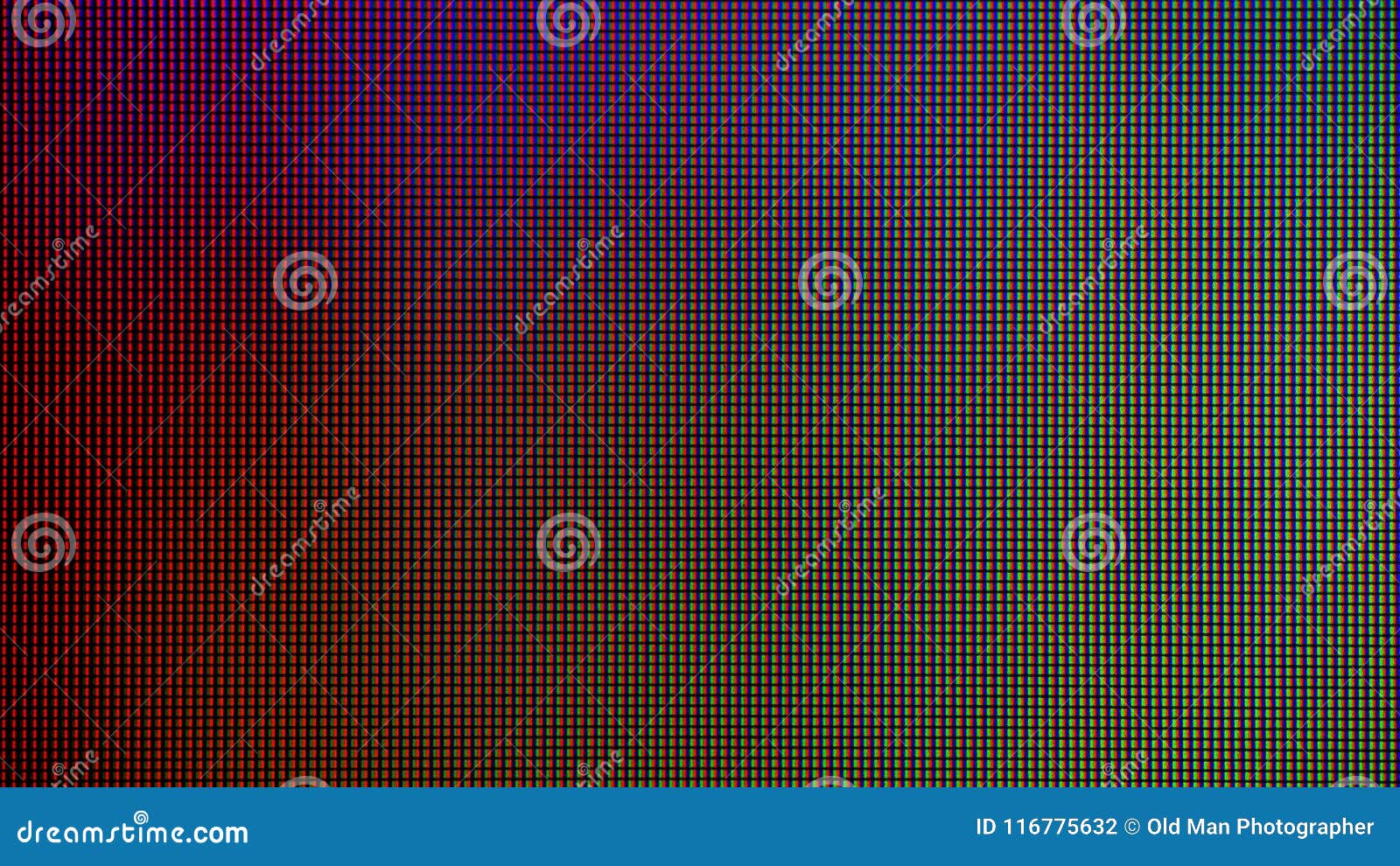 LED Lights from Computer Monitor Screen Display Panel for Design. Stock ...