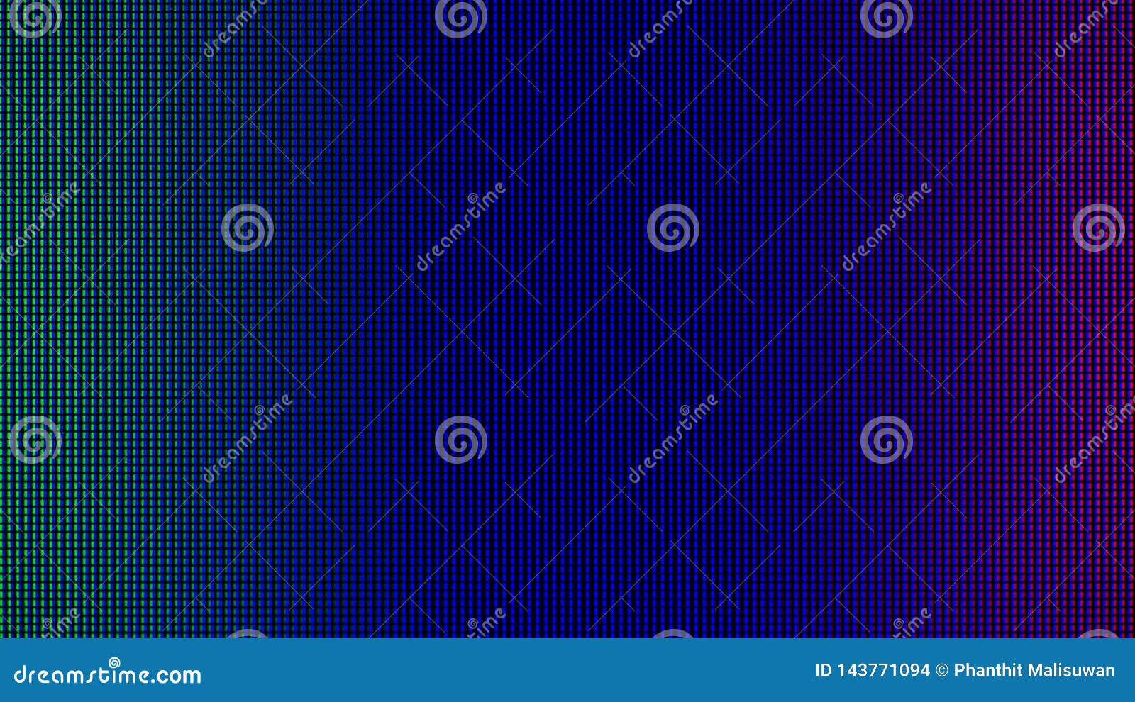 LED Lights from LED Computer Monitor Screen Display Panel for Graphic ...