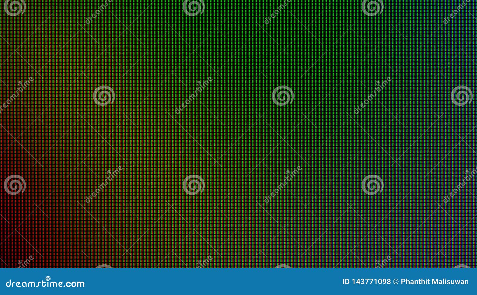 LED Lights from LED Computer Monitor Screen Display Panel for Graphic ...