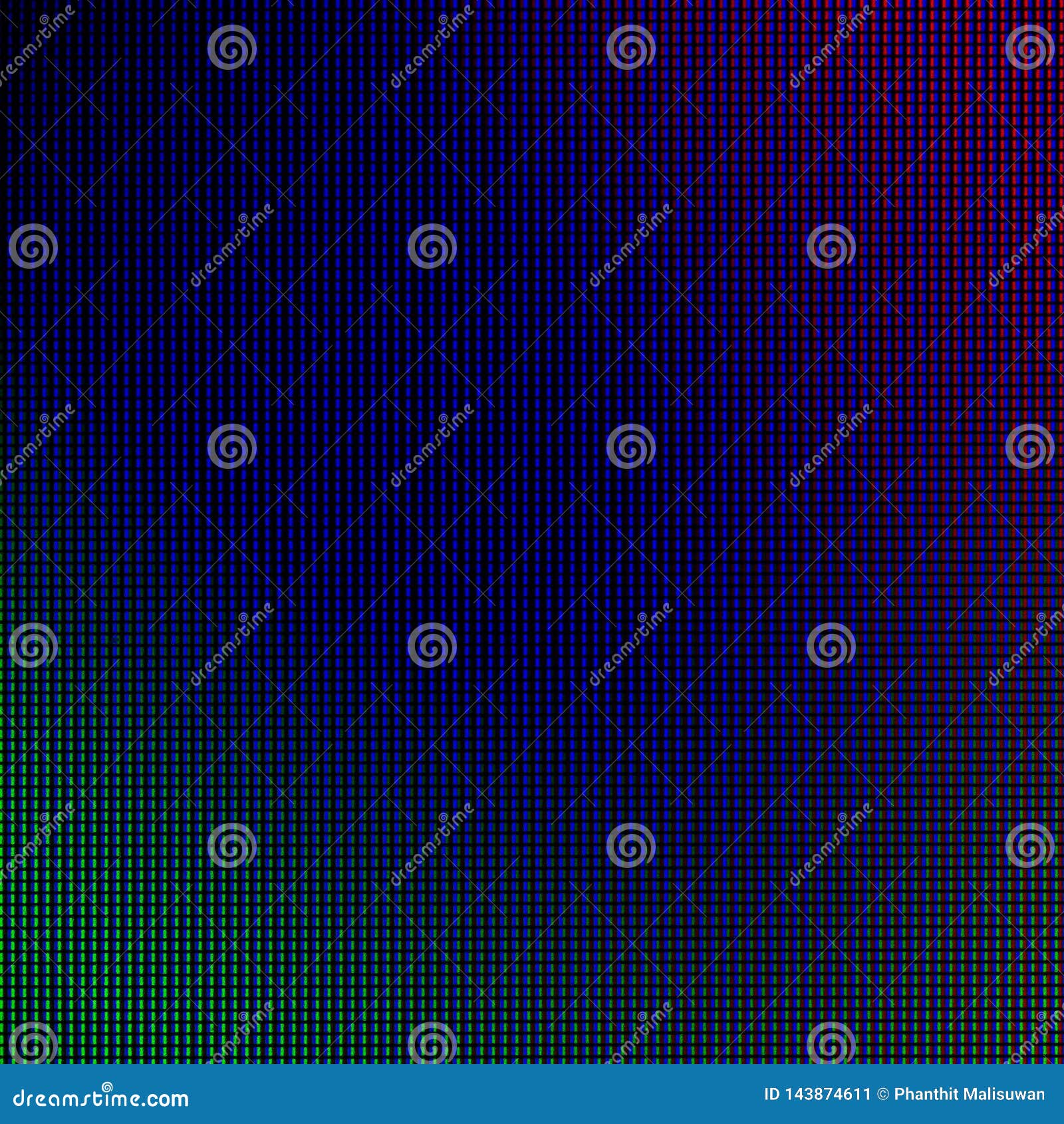 LED Lights From LED Computer Monitor Screen Display Panel For Graphic ...