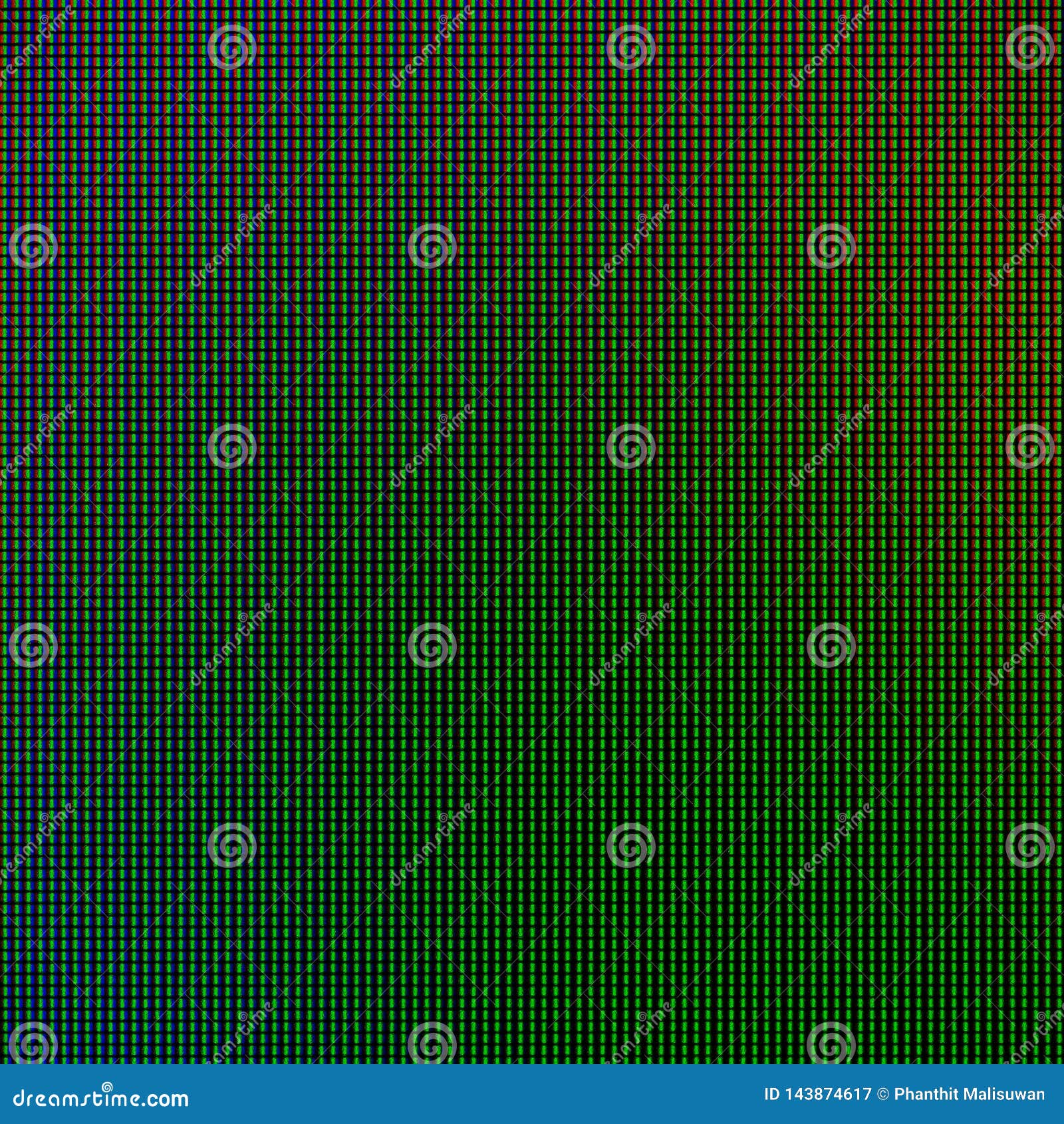 LED Lights from LED Computer Monitor Screen Display Panel for Graphic ...