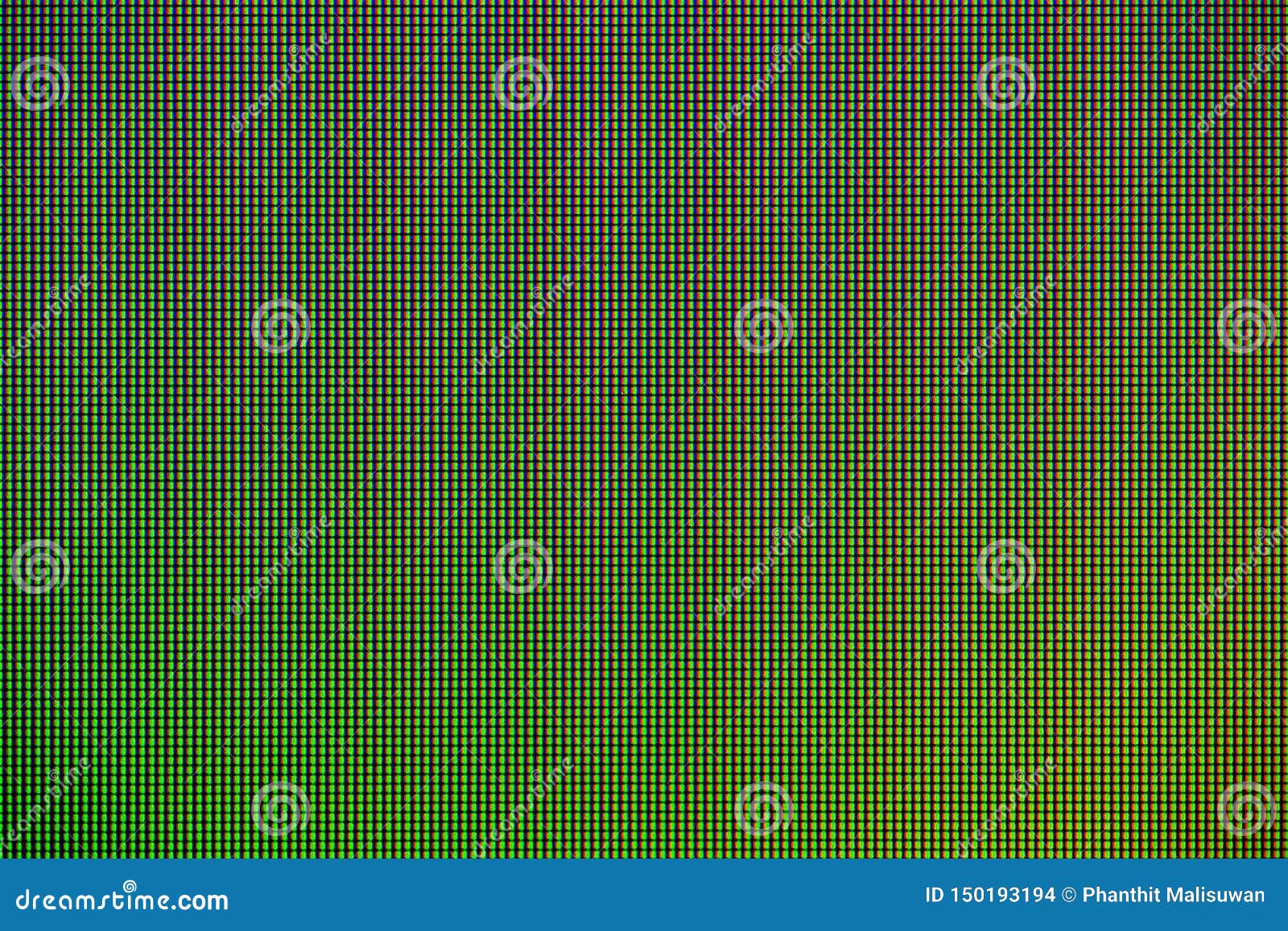 LED Lights from LED Computer Monitor Screen Display Panel for Graphic ...