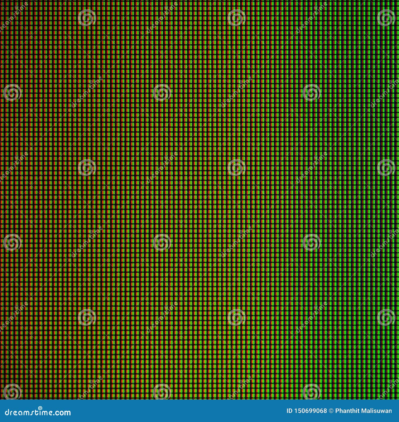 LED Lights from LED Computer Monitor Screen Display Panel for Graphic ...