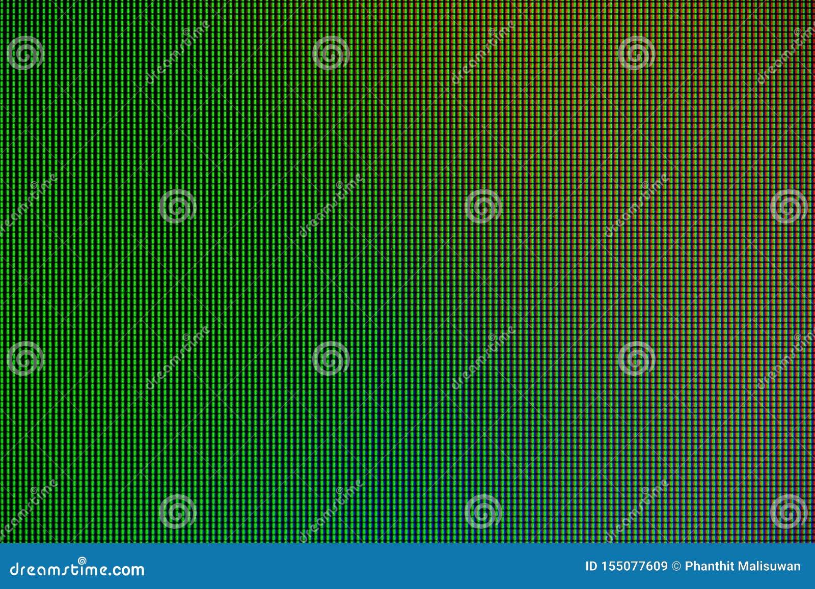 LED Lights from LED Computer Monitor Screen Display Panel for Graphic ...