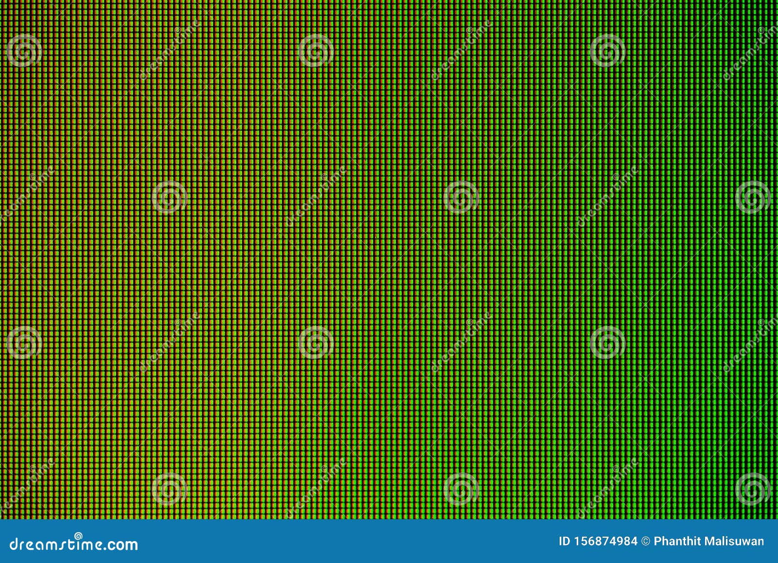 LED Lights from LED Computer Monitor Screen Display Panel for Graphic ...