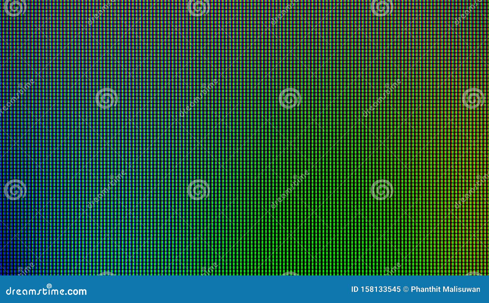 LED Lights from LED Computer Monitor Screen Display Panel for Graphic ...