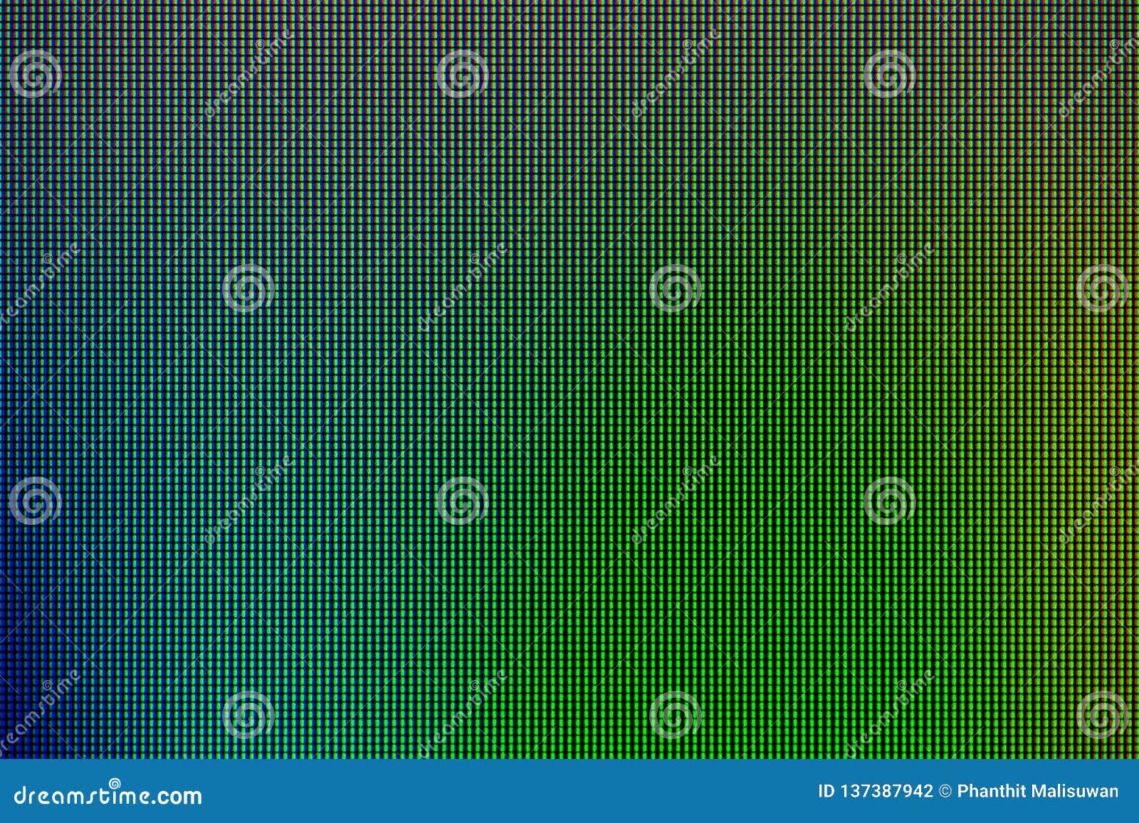 LED Lights from Computer Monitor Screen Display Panel for Graphic ...