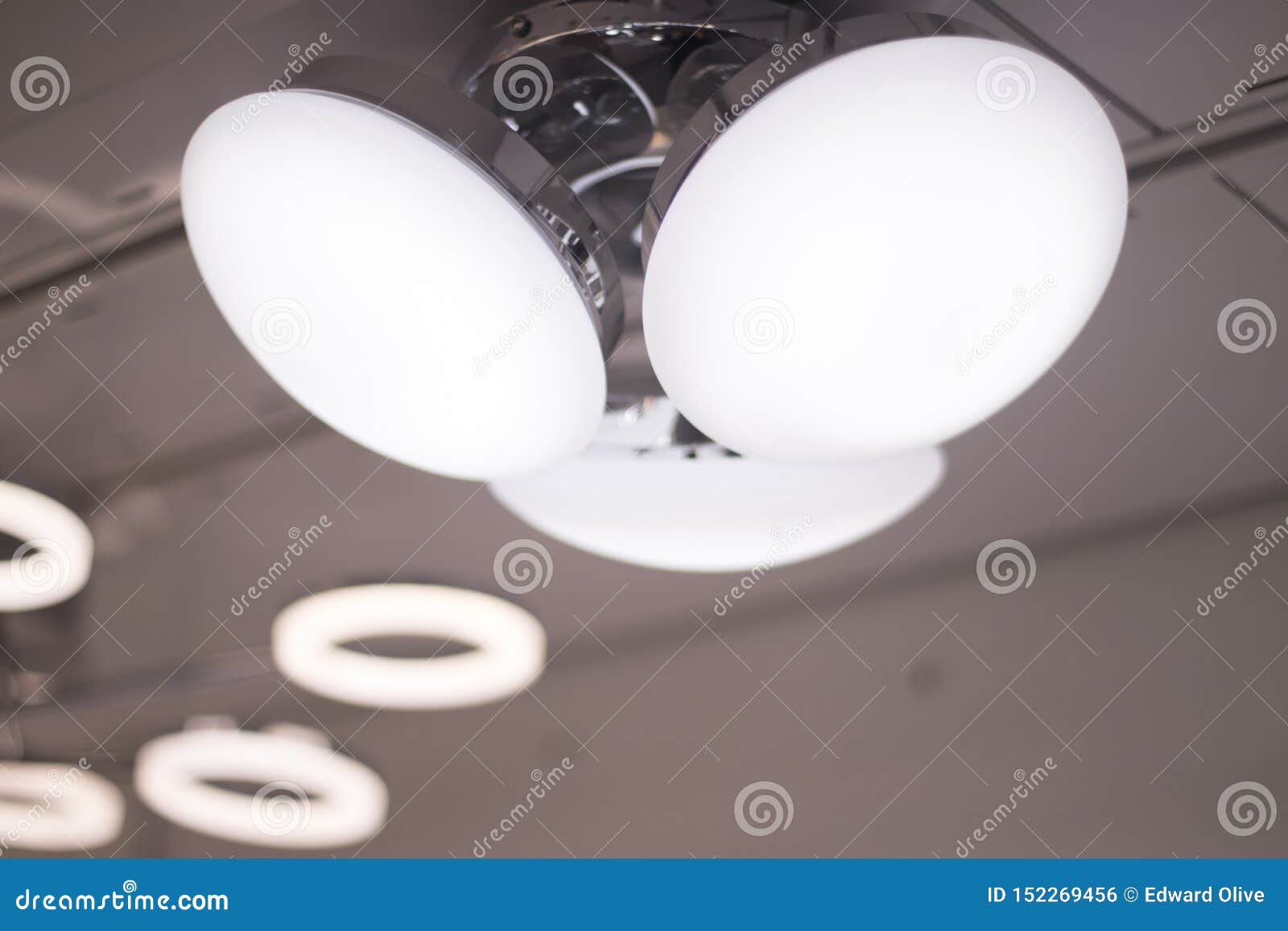 LED Lights Display in Store Stock Photo - Image of business, abstract ...