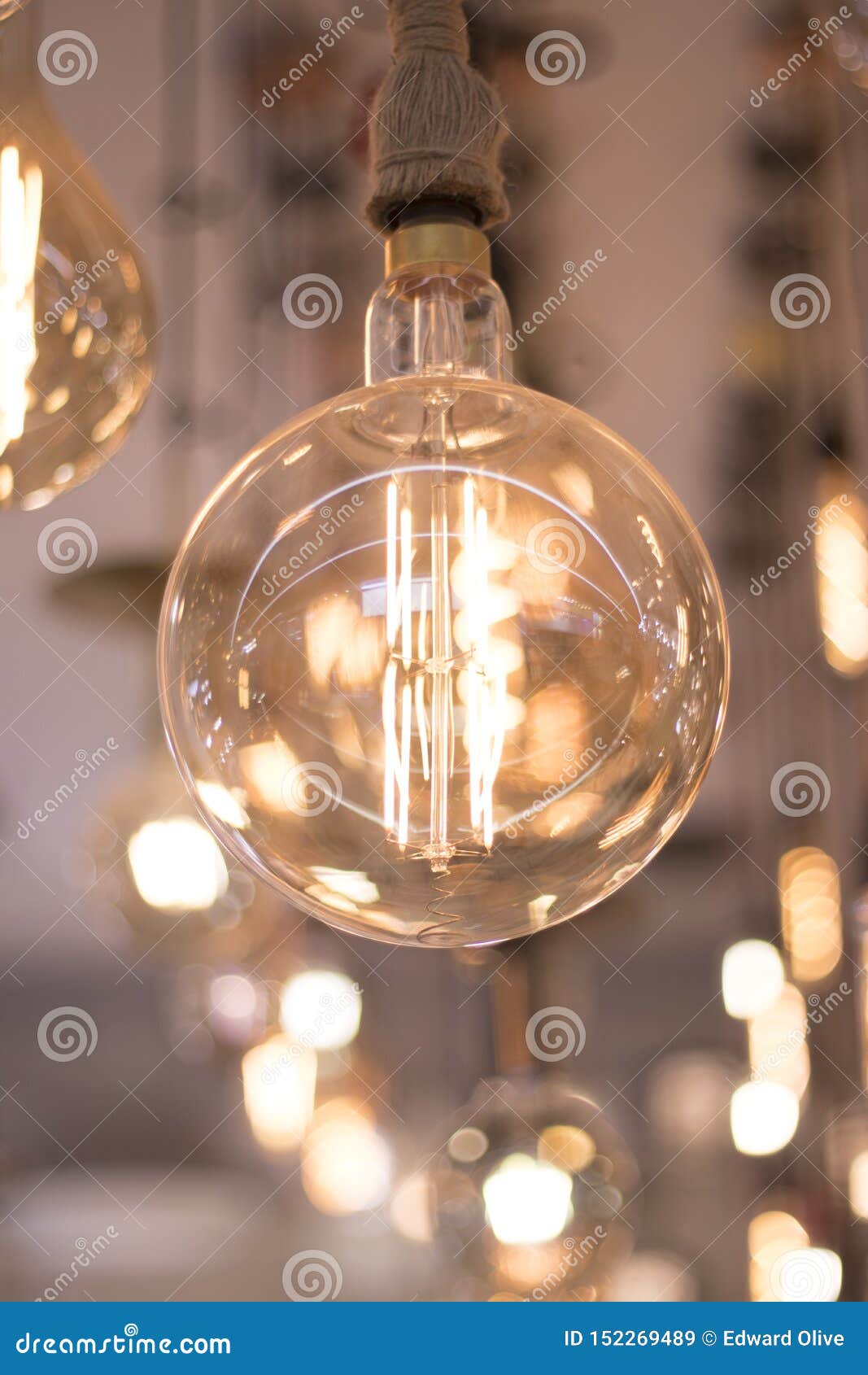 LED Lights Display in Store Stock Image - Image of design, interior ...