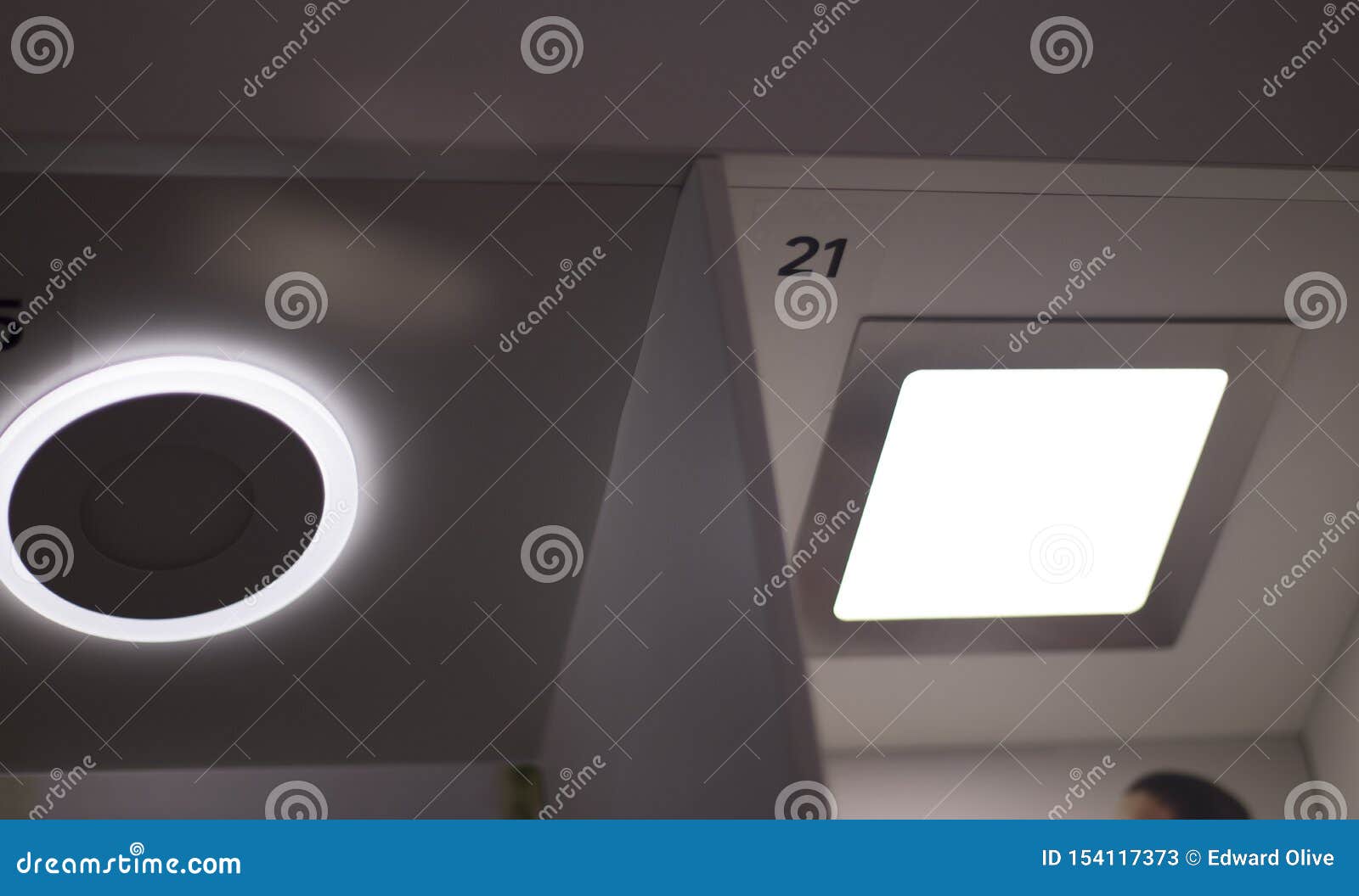 LED Lights Display in Store Stock Image - Image of abstract, retail ...