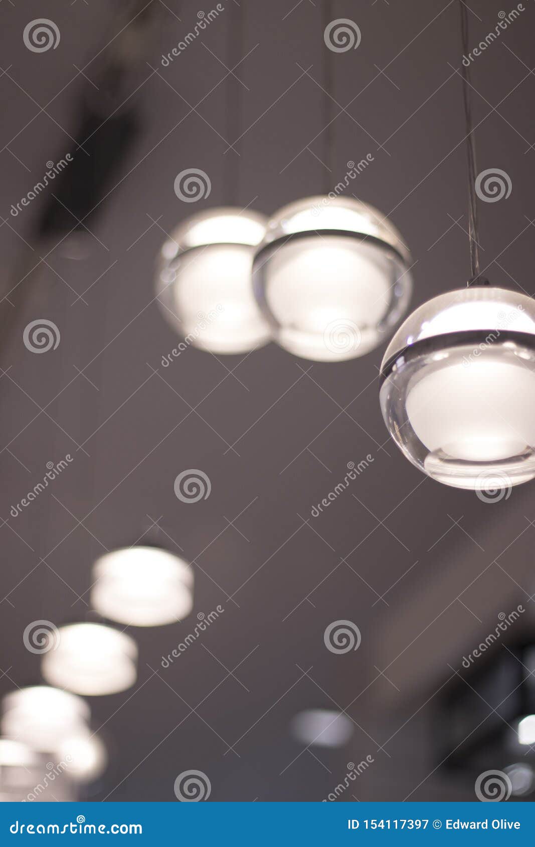 LED Lights Display in Store Stock Image - Image of design, glass: 154117397
