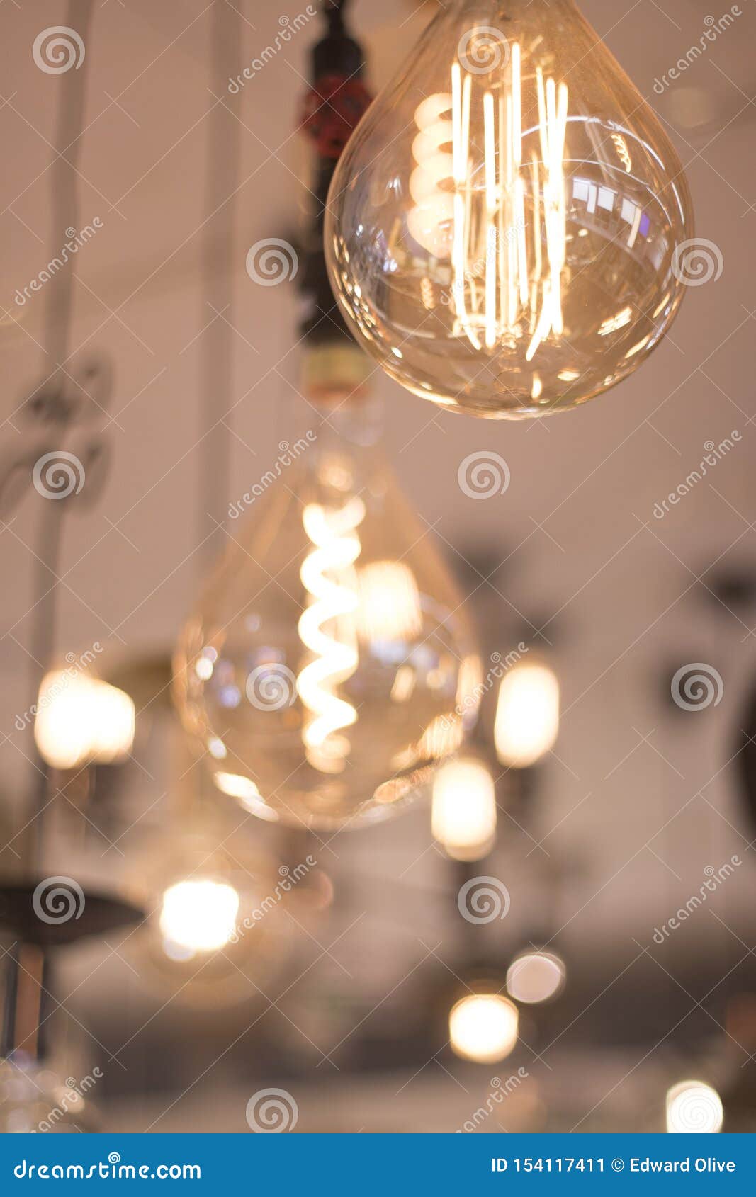 LED Lights Display in Store Stock Image - Image of mall, sale: 154117411