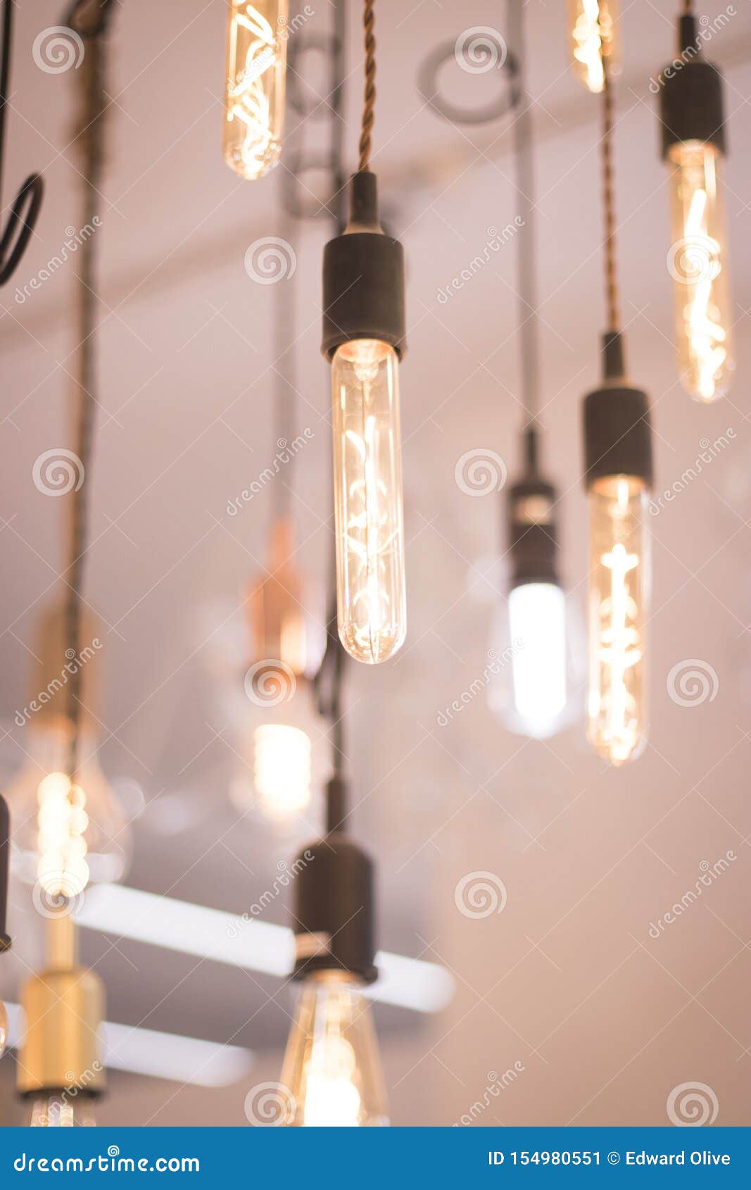 LED Lights Display in Store Stock Image - Image of sale, inside: 154980551
