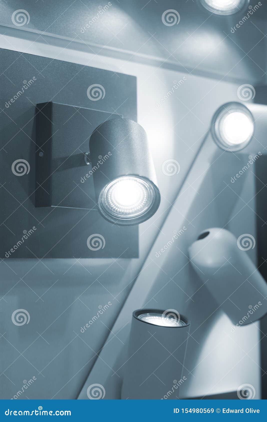 LED Lights Display in Store Stock Image - Image of mall, display: 154980569