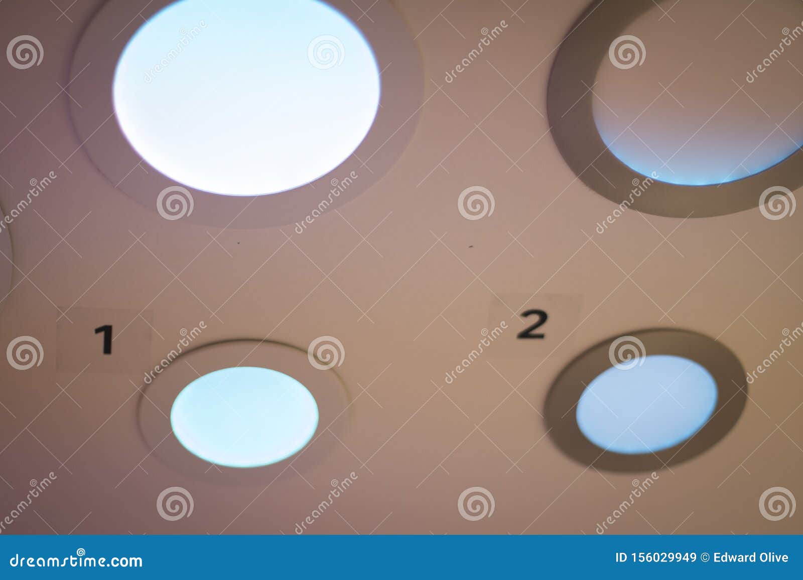 LED Lights Display in Store Stock Image - Image of show, ceiling: 156029949