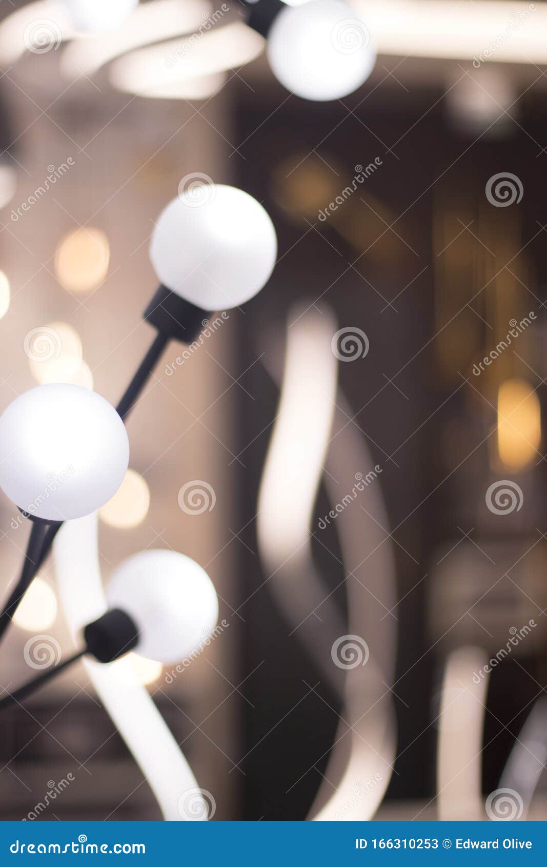 LED Lights Display in Store Stock Image - Image of improvement, shop ...