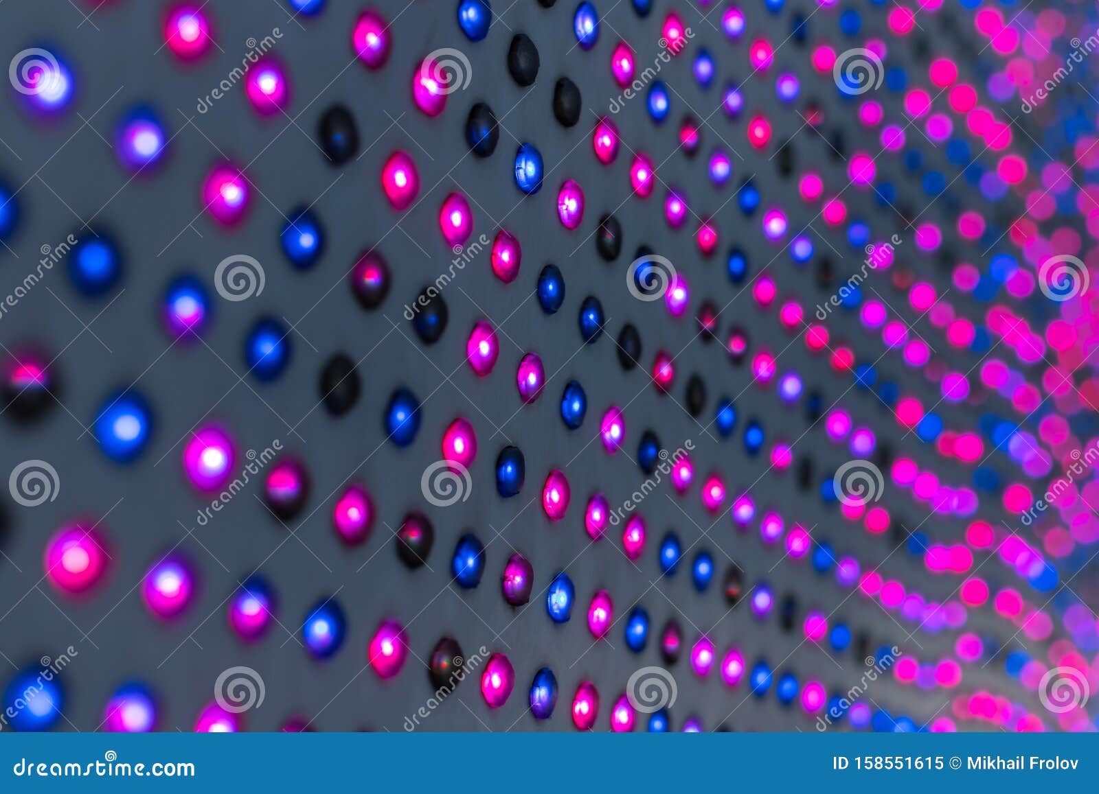 LED Lights. Multi-colored Light Bulbs for Illumination. Texture of ...