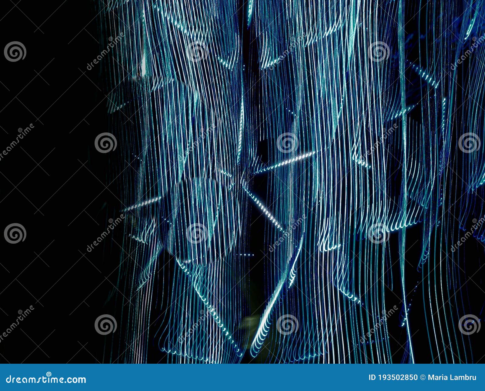 Led Lines of Lights in the Night Stock Photo - Image of copypaste ...