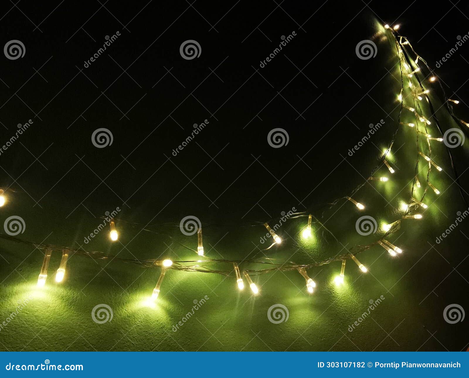 Led Linght Green Color Wall Stock Photo - Image of linght, green: 303107182