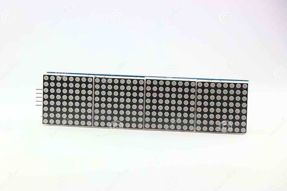 Led Matrix Display of Size 8x64 Used in Making Different Electronic ...