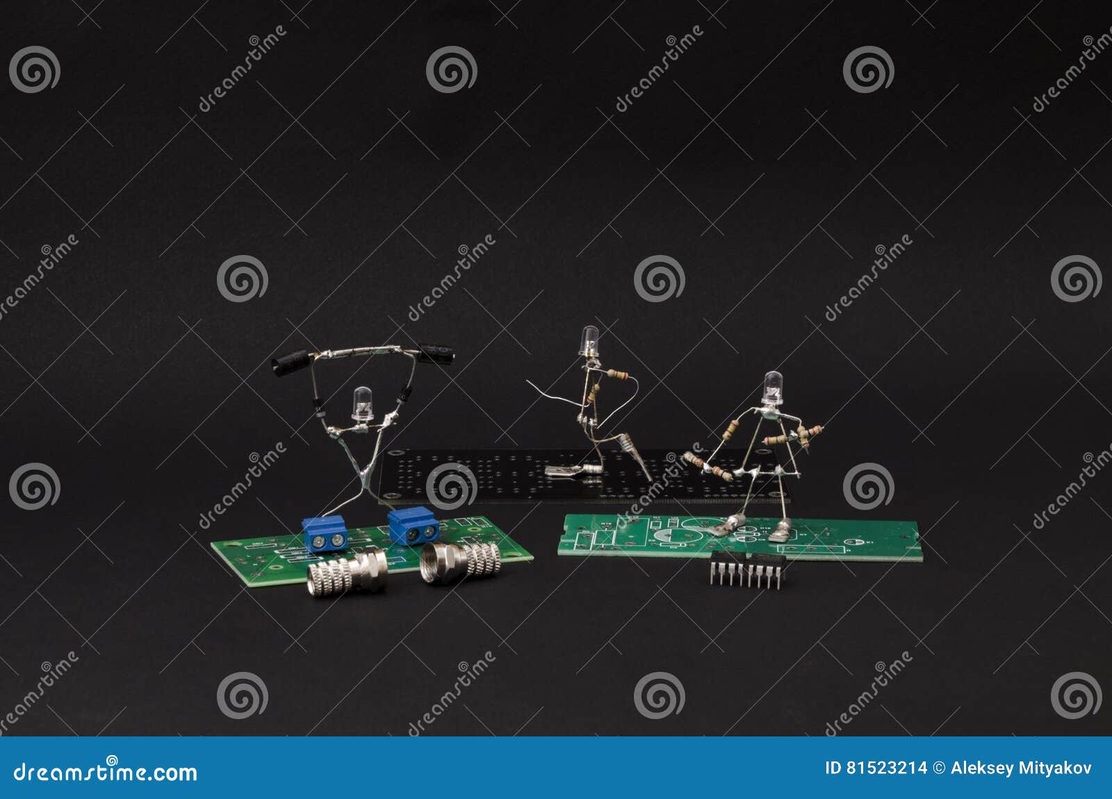 Led men sports on black stock photo. Image of healthy - 81523214