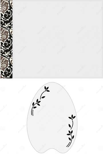 Led Mirror Glass Floral Border Pattern Frame, Design Vector ...