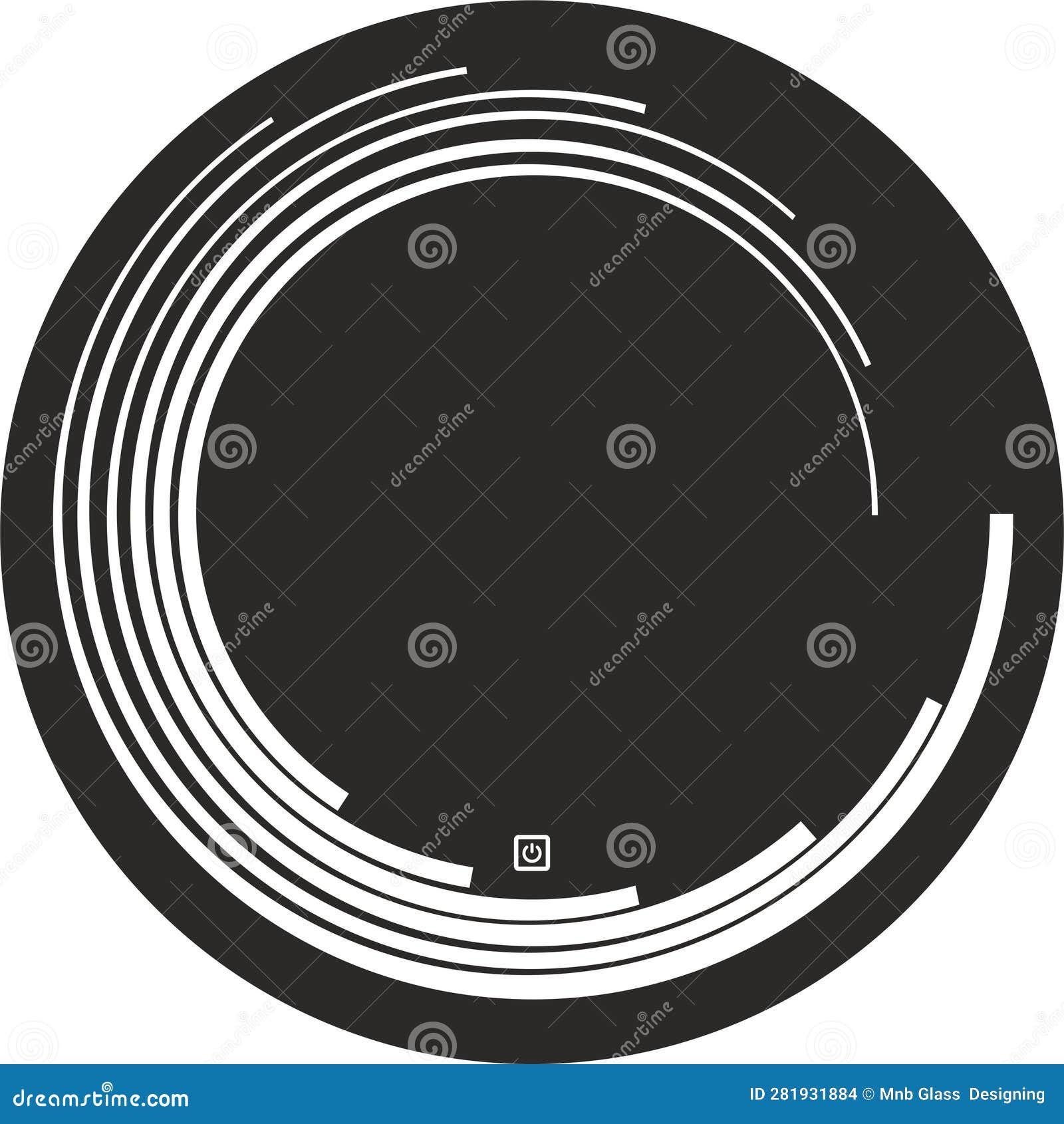 Mirrors Glass Border Design Vector CDR | CartoonDealer.com #272866762