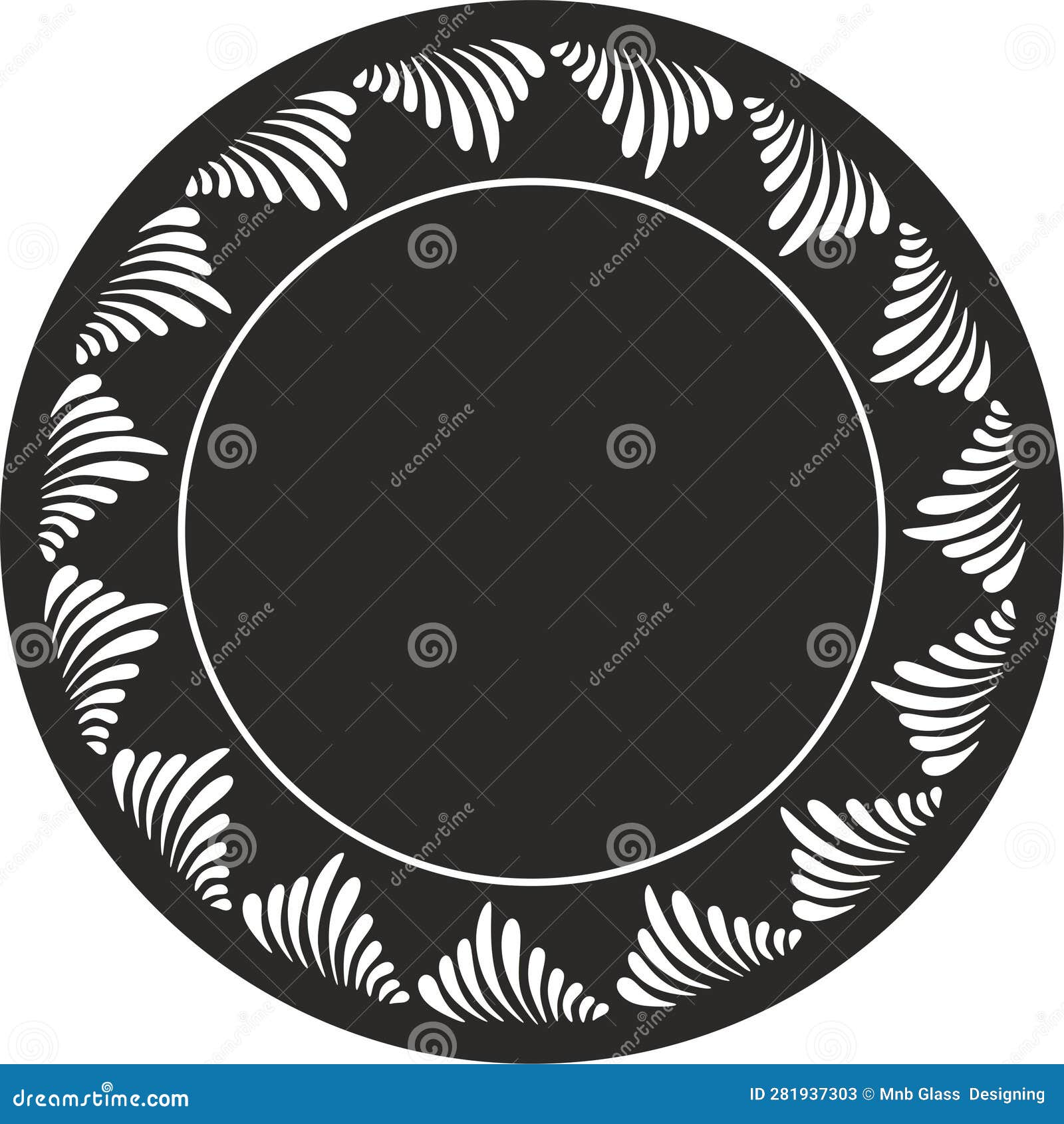 Mirrors Glass Border Design Vector CDR | CartoonDealer.com #272866967