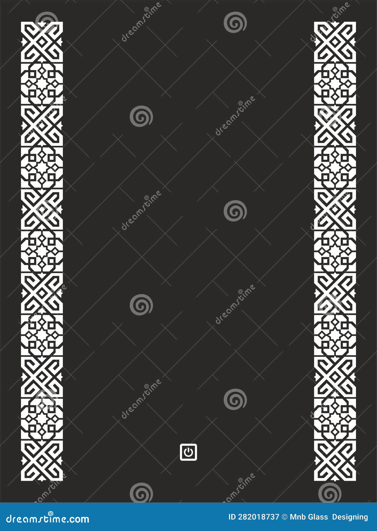 Led Mirrors Glass Border Design Vector CDR | CartoonDealer.com #282018128