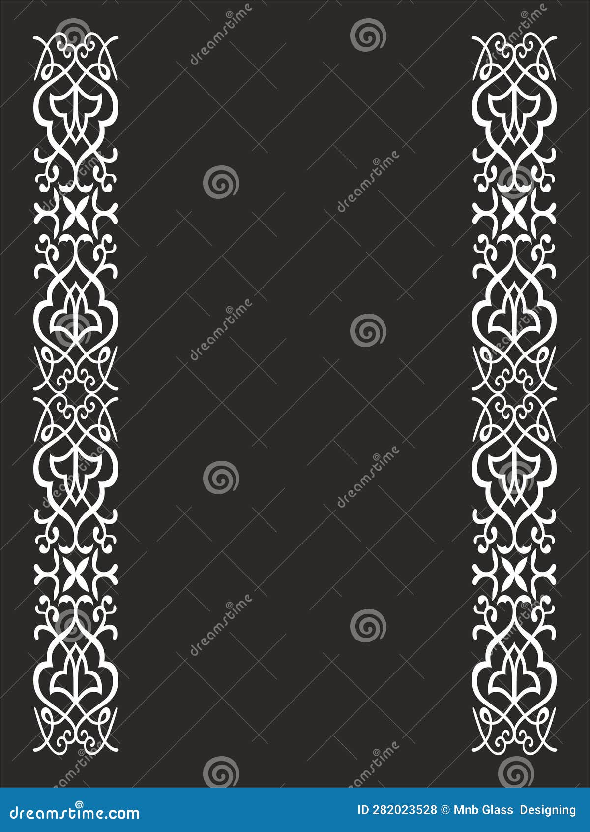 Led Mirrors Glass Border Design Vector CDR Stock Vector - Illustration ...