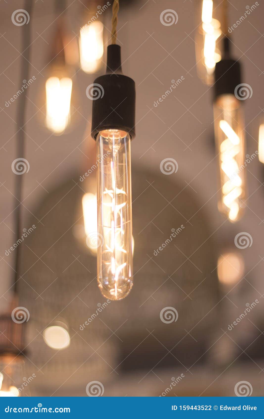 LED Lights Display in Store Stock Photo - Image of market, decor: 159443522