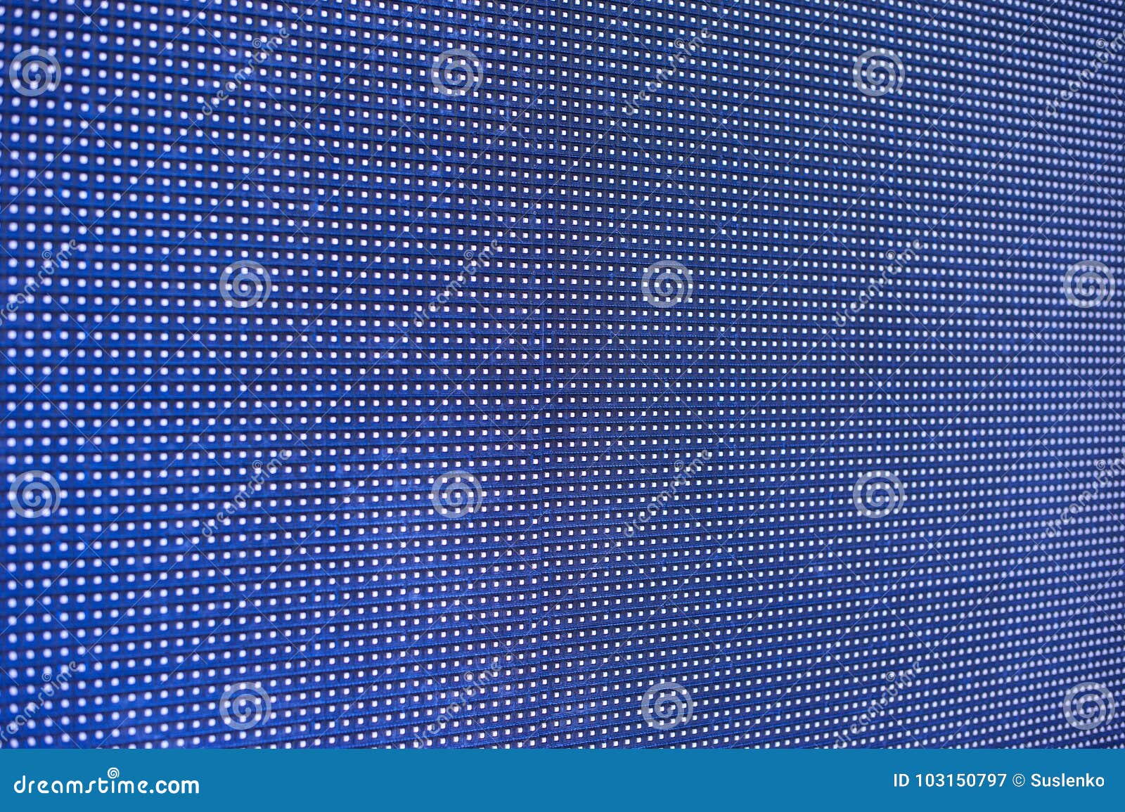 Glowing Led Panel. Abstract Blue Background. Stock Image - Image of ...